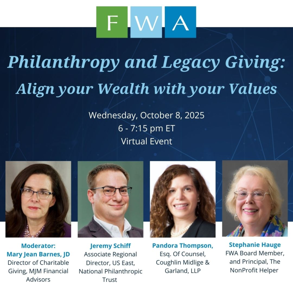 Philanthropy and Legacy Giving: Align your Wealth with your Values